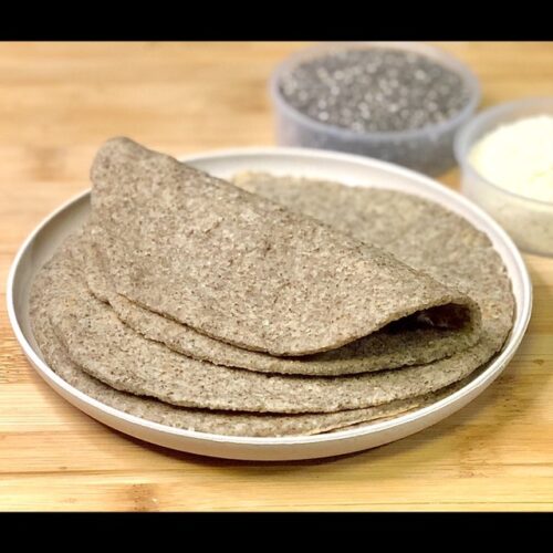 How to make Keto Roti-with Almond Flour and Chia seeds - Keto Curries